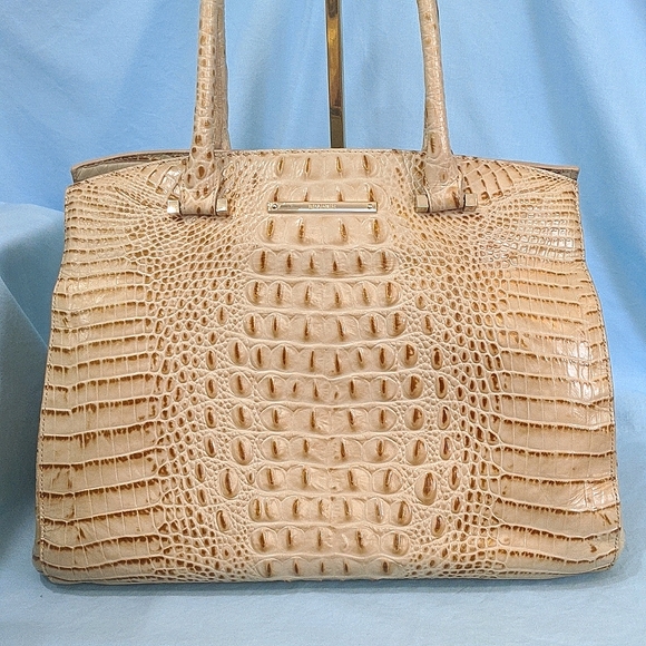 Brahmin | Bags | Euc Brahmin Large Alice In Champagne Melbourne | Poshmark
